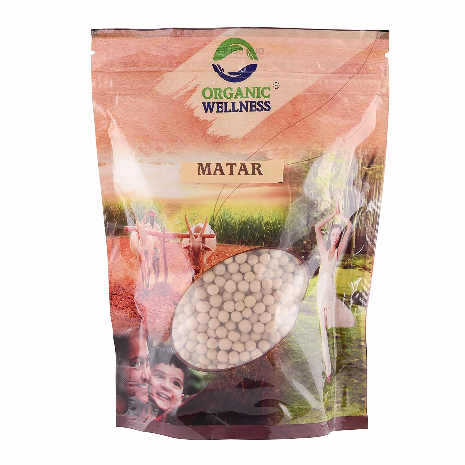 Organic Wellness Matar Whole - 450 gms - DesiPick