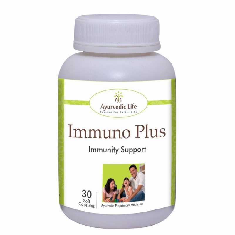 Ayurvedic Life Immunity booster supplement – Immuno plus – 30 capsule ...
