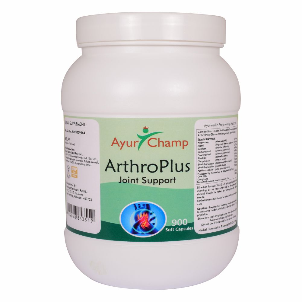 Ayur Champ Arthroplus - 900 Capsules - DesiPick
