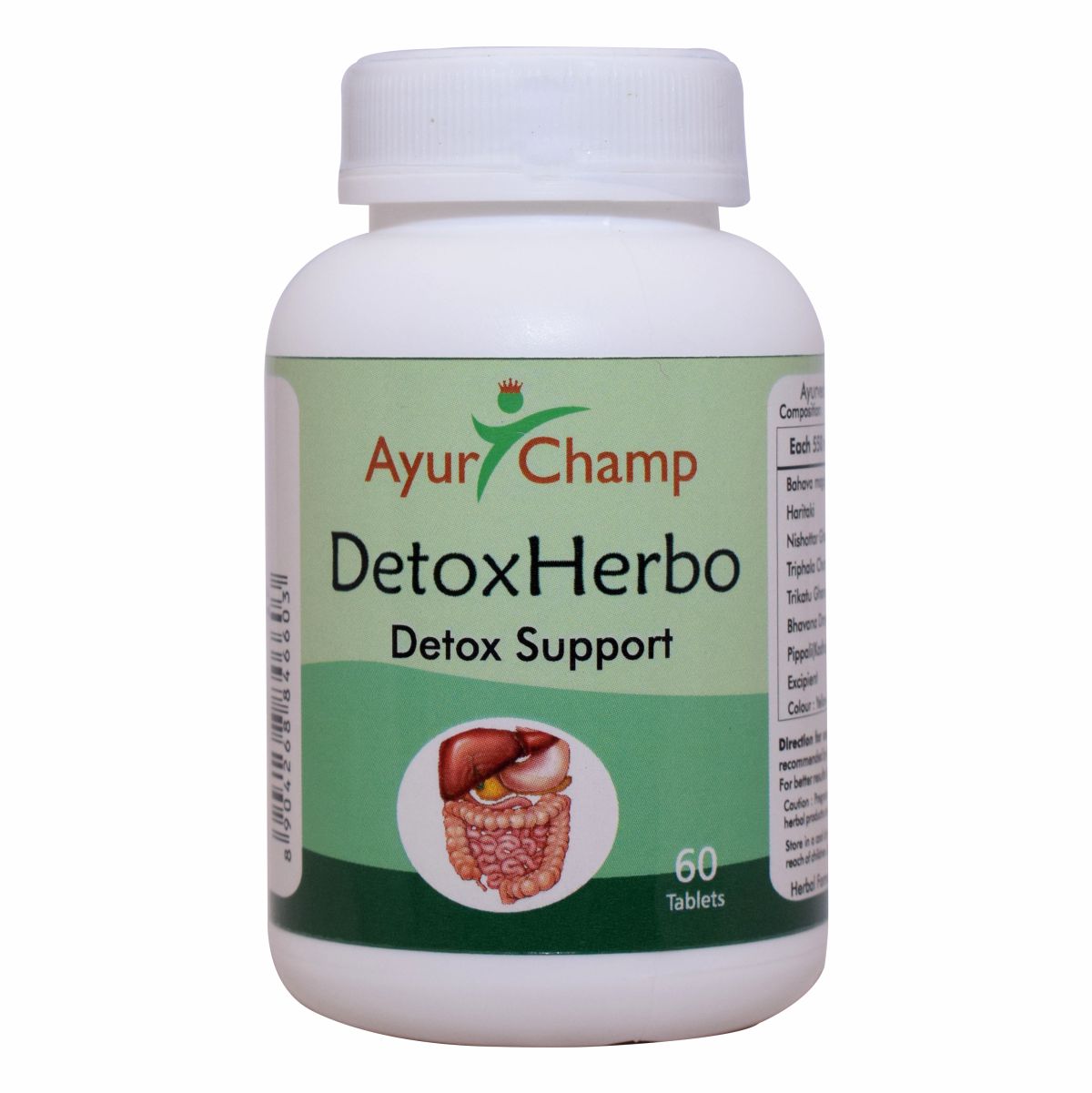 Ayur Champ Detox Tablets - 60 - DesiPick