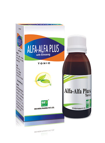 Bio India Alfa-Alfa Plus with Ginseng Tonic - DesiPick