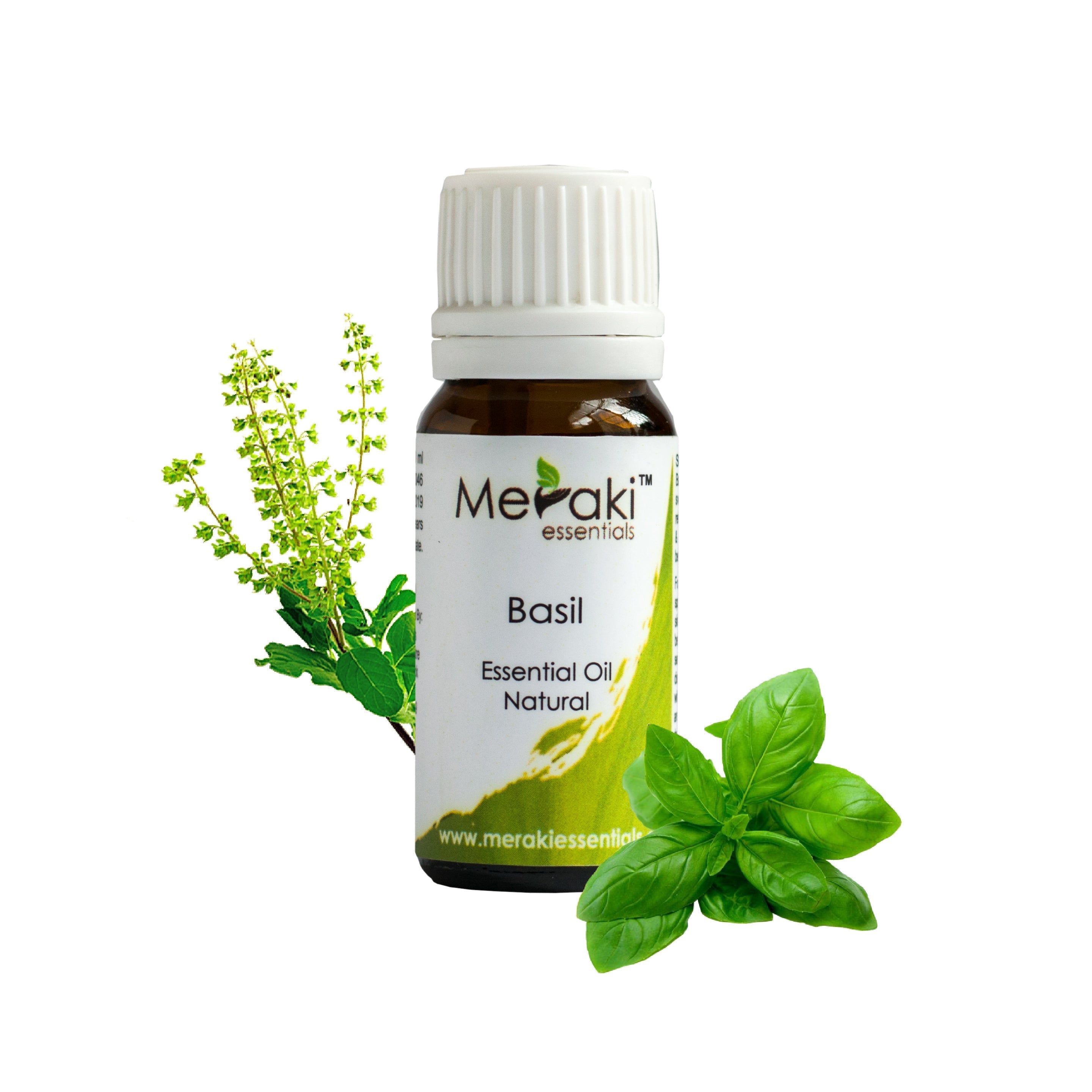 Meraki Essentials Basil Essential Oil - 10 ml - DesiPick