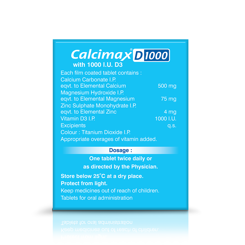 Vitabiotics Calcimax D 1000 - 30 tabs - DesiPick