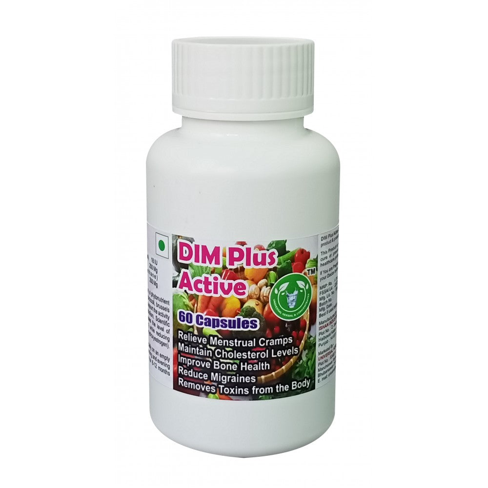 Universal Herbal & Concentrates Dim Plus Active Capsules - 60 - DesiPick