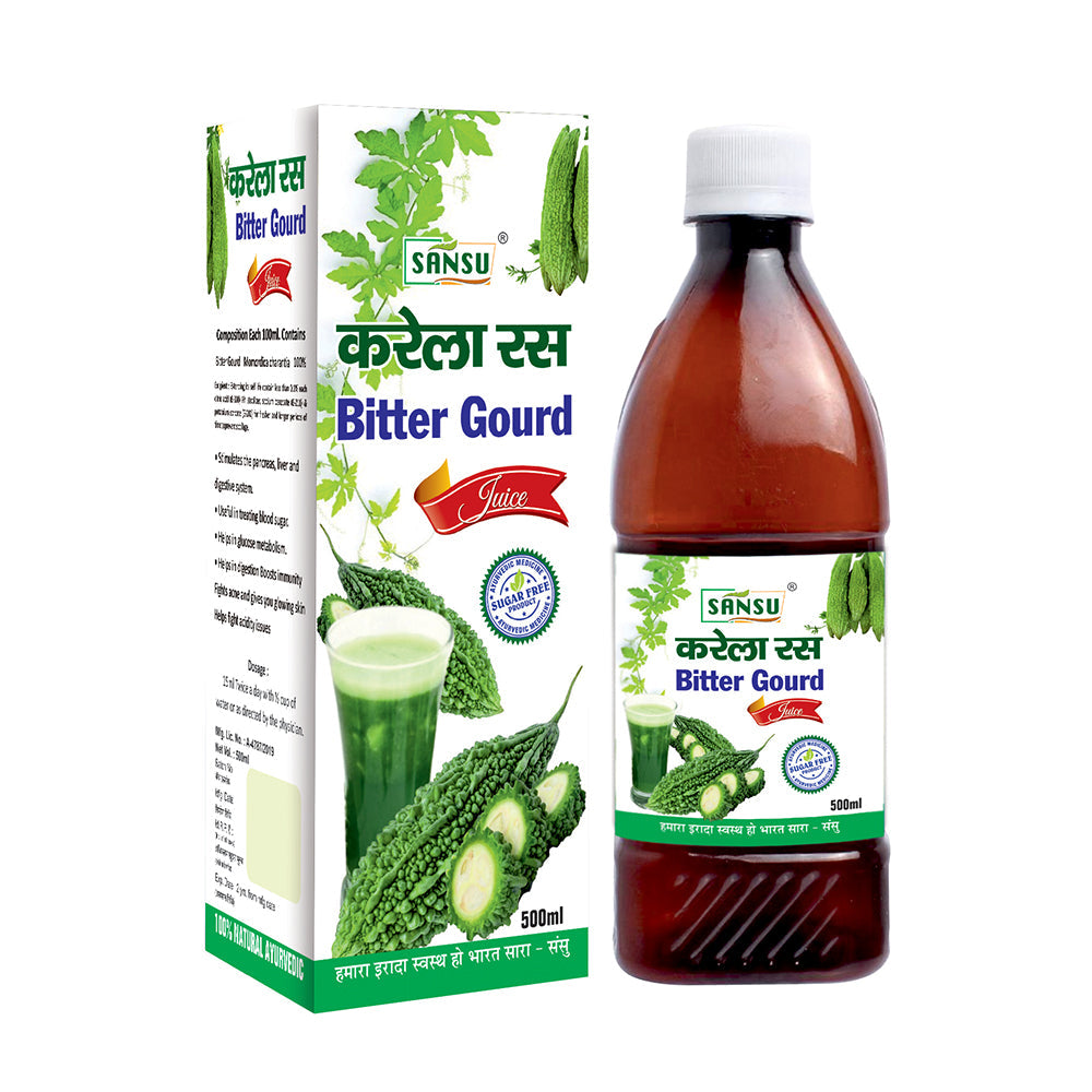 Sansu Karela Juice - 500 ml - DesiPick