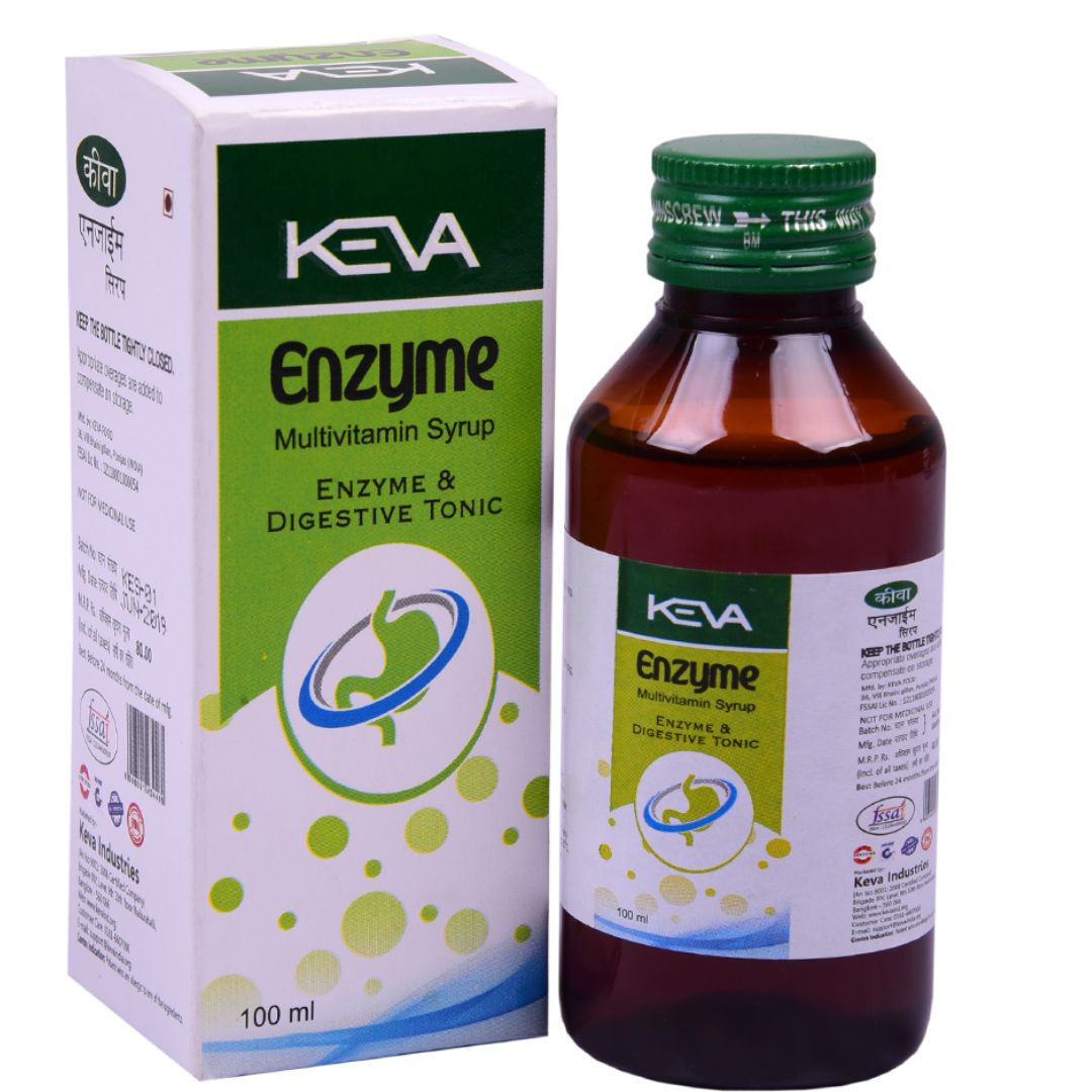 Keva Enzyme Digestive Syrup - 100 ml - DesiPick