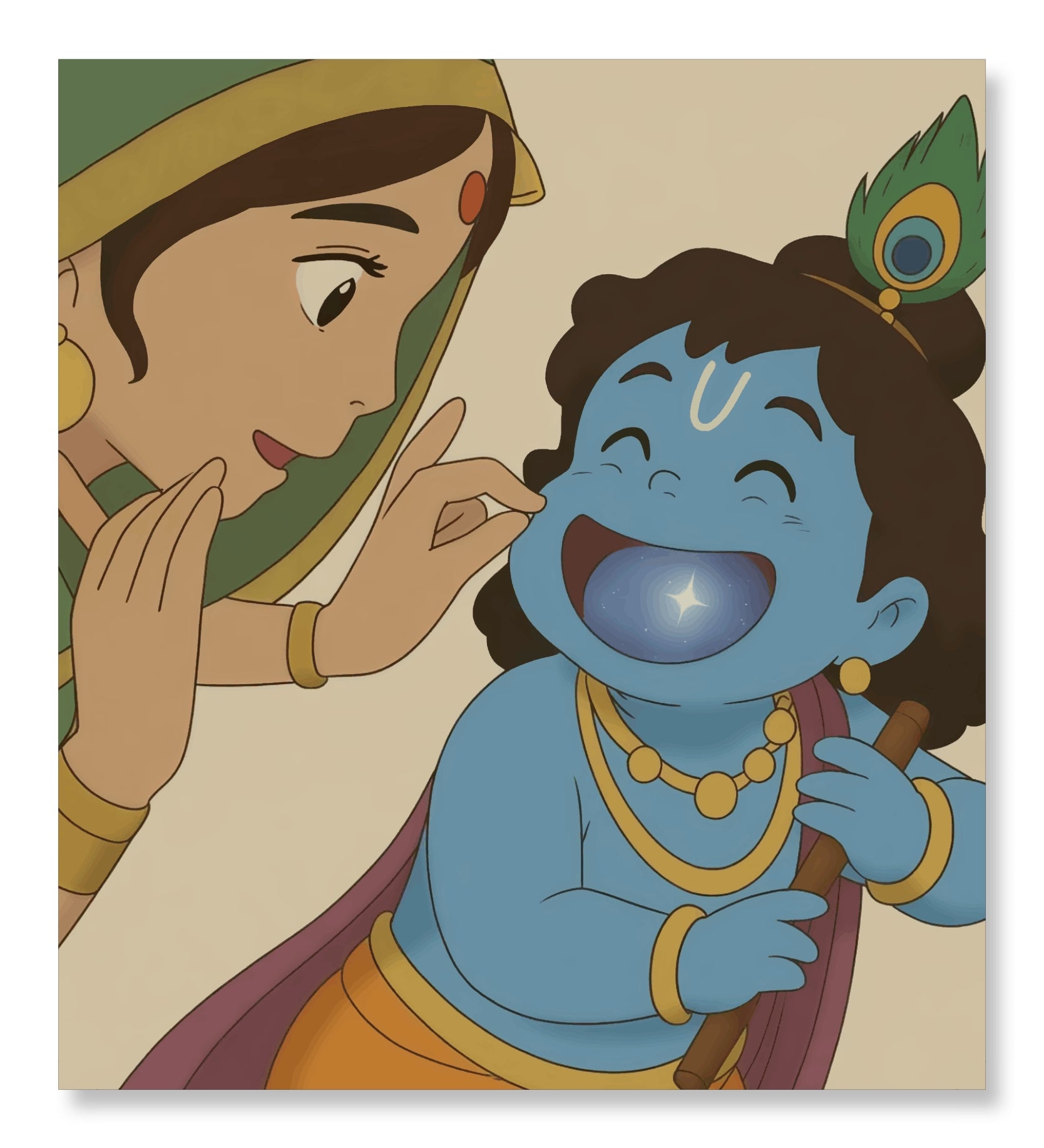 Paint Waint Vishwa Darshan Ghibli Addition Krishnaji - DesiPick