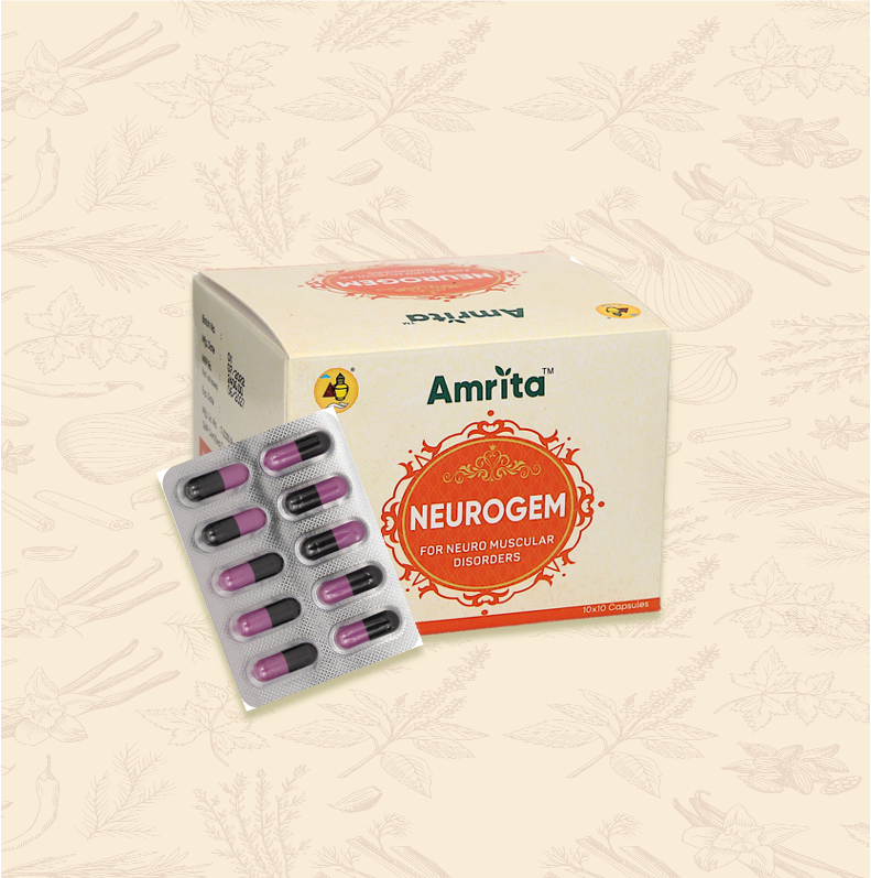 Amrita Neurogem Capsules - 100 - DesiPick
