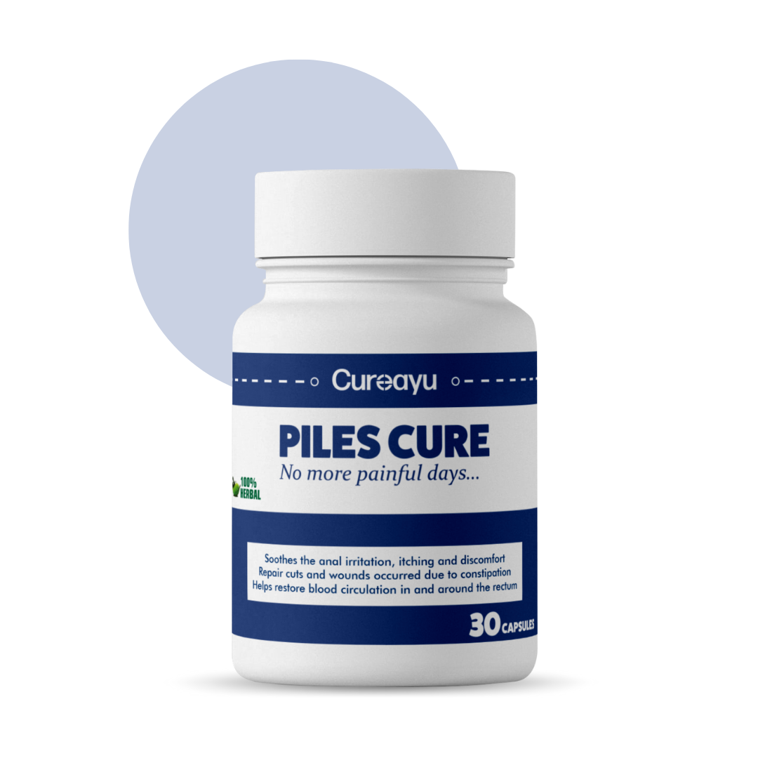Cureayu Piles Cure Ayurvedic Capsules - 30 caps - DesiPick