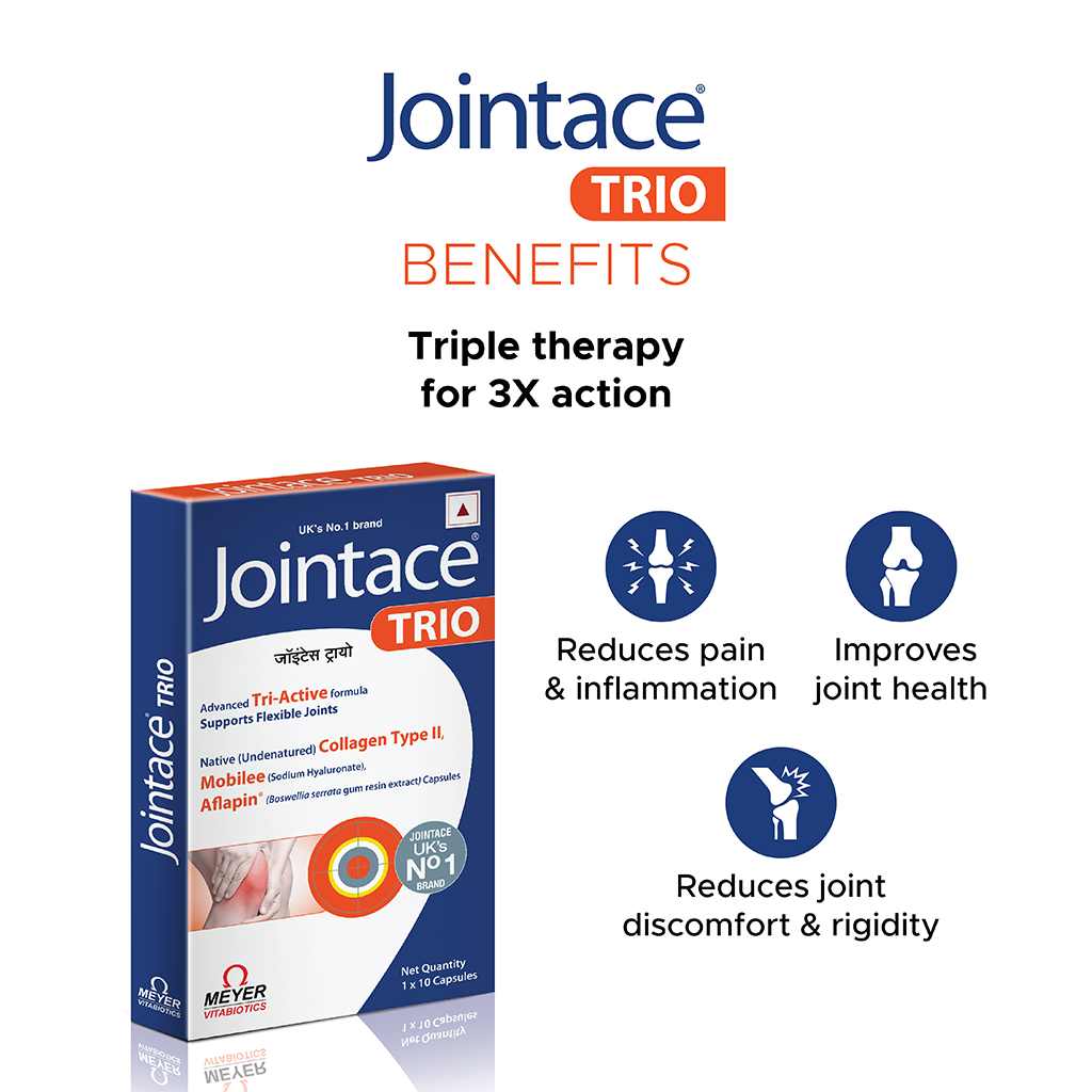 Vitabiotics Jointace Trio Capsules - 10 tabs - DesiPick