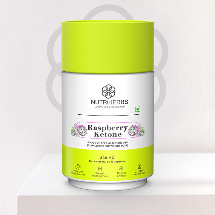 Nutriherbs Raspberry Ketone for Slimmer Body - 60 tabs - DesiPick