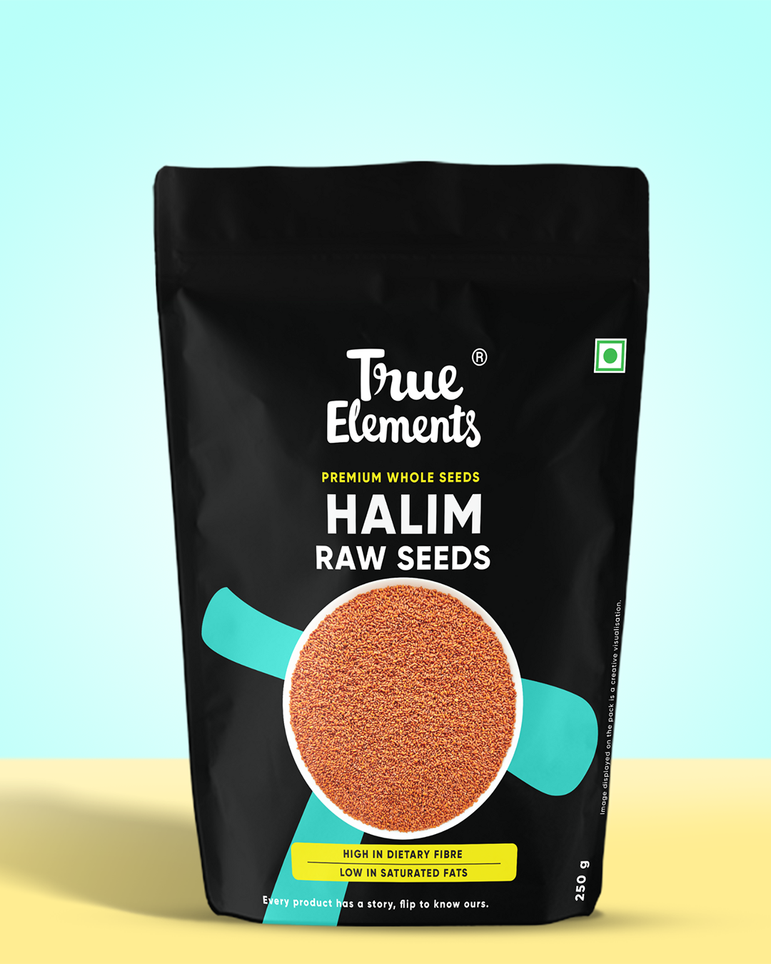 True Elements Raw Halim Seeds - DesiPick