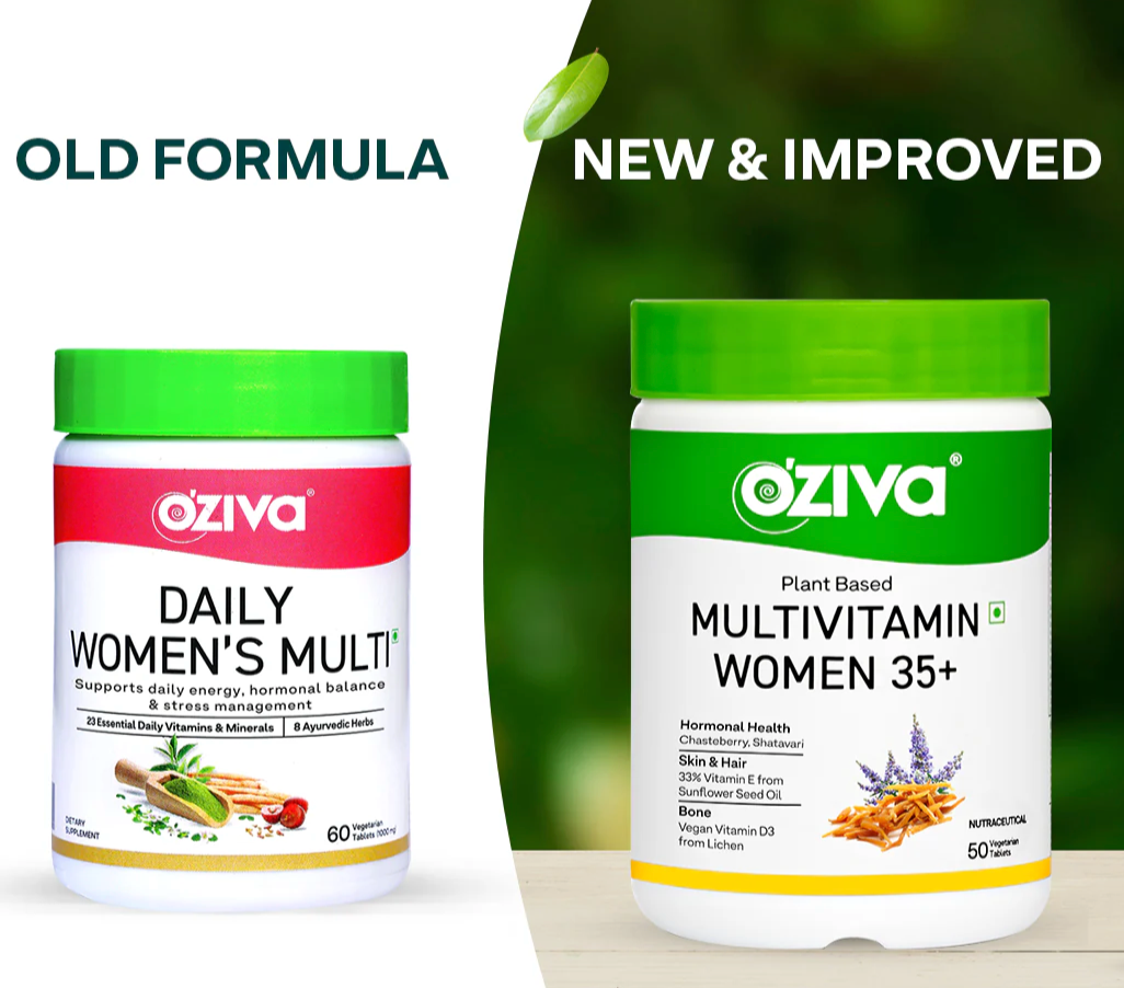 OZiva Daily MultivitaminWomen 35 Plus - 50 Tabs - DesiPick