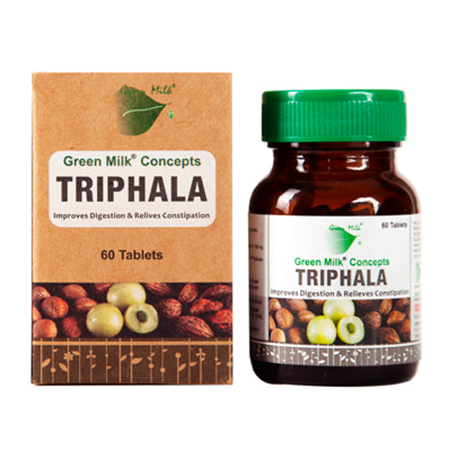 Green Milk Concept Triphala Tablets - 60 Tabs - DesiPick