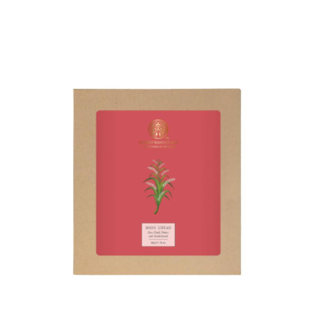 Forest Essentials Body Ubtan Rose Petal, Vetiver and Sandalwood - DesiPick