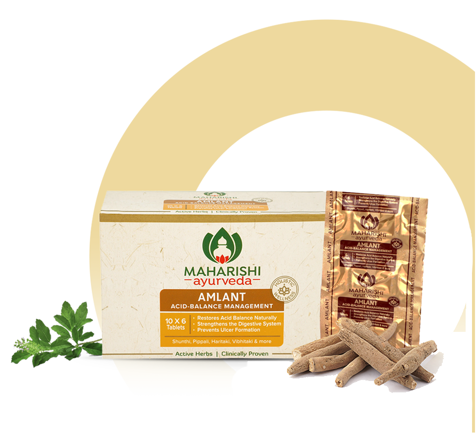 Maharishi Ayurveda AMLANT FOR ACIDITY & GAS RELIEF - 60 tabs - DesiPick
