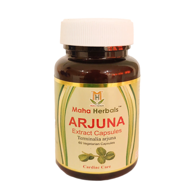 Maha Herbals Arjuna Extract Capsules - 60 - DesiPick