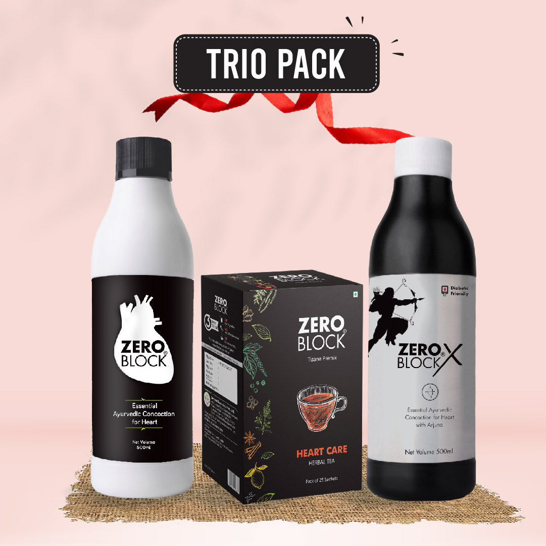 Zero Block, Zero Block X and Tisane Premix Heart Care Herbal Tea Combo ...
