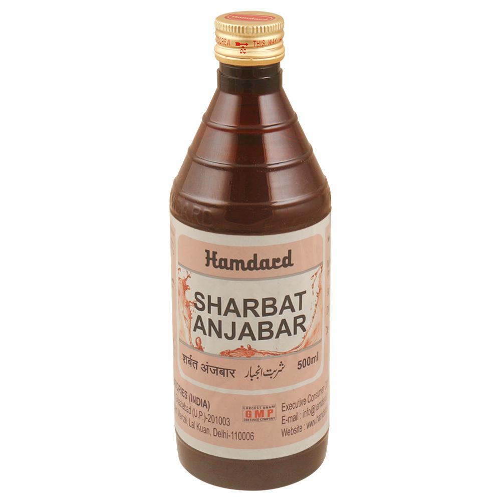 Sharbat Anjabar Classical Unani Herbal Syrup 500ml | Hamdard - DesiPick