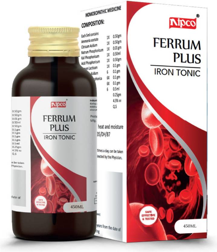Nipco Ferrum Plus Iron Tonic - 450 ml - DesiPick