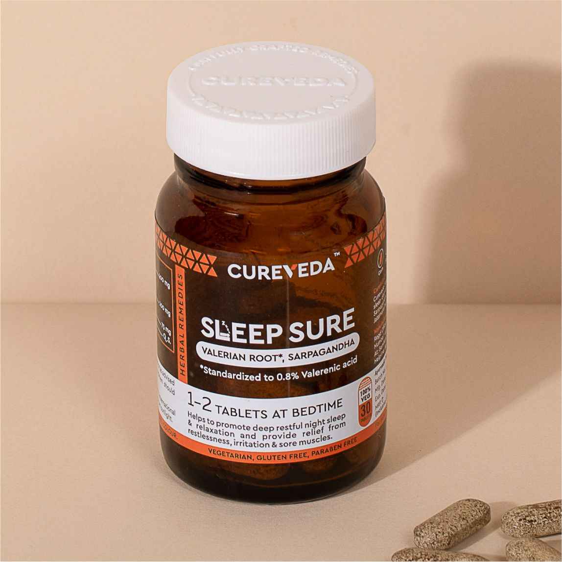 Cureveda Sleep Sure - 30 Tablets - DesiPick