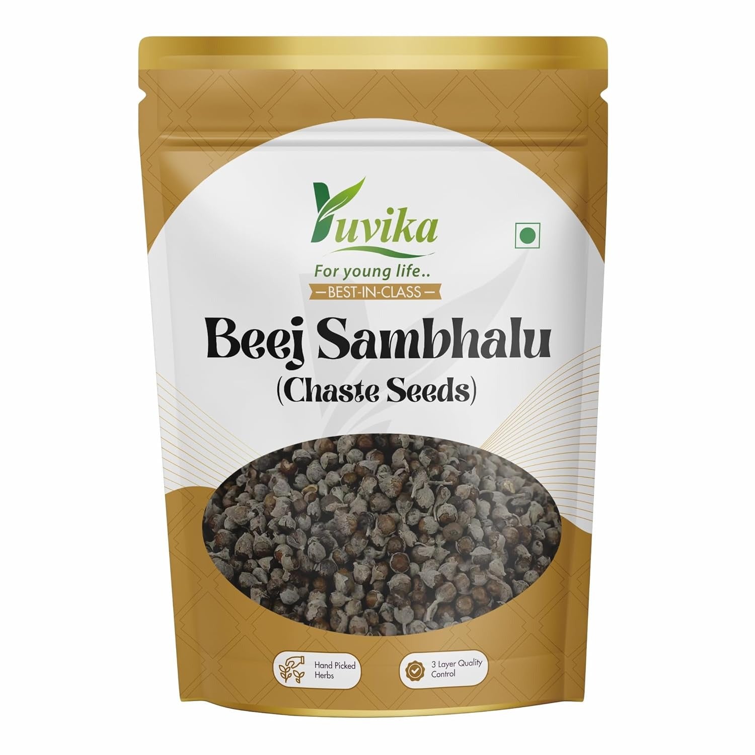Yuvika Beej Sambhalu | Nirgundi Seeds | Vitex Negundo | Chaste Seeds ...