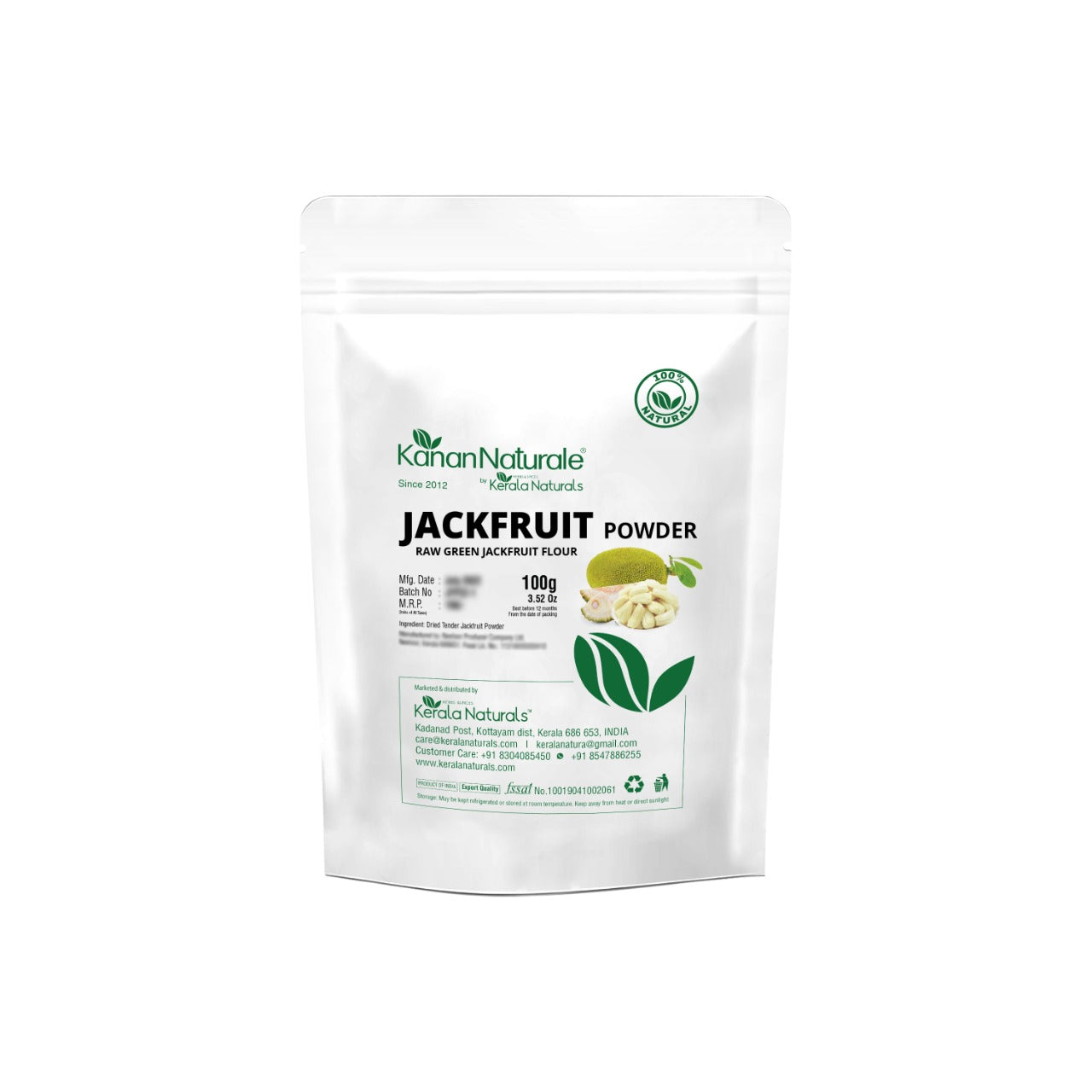Kerala Naturals Jackfruit Powder - 100 gms - DesiPick