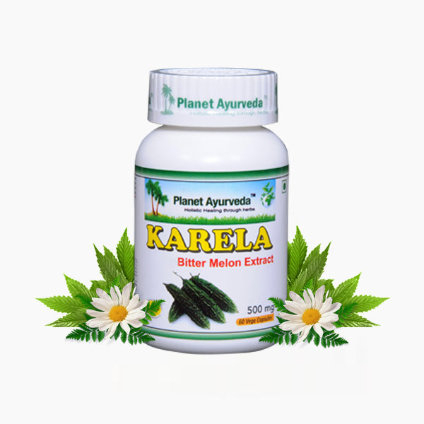 Planet Ayurveda Karela Capsules - 60 tabs - DesiPick