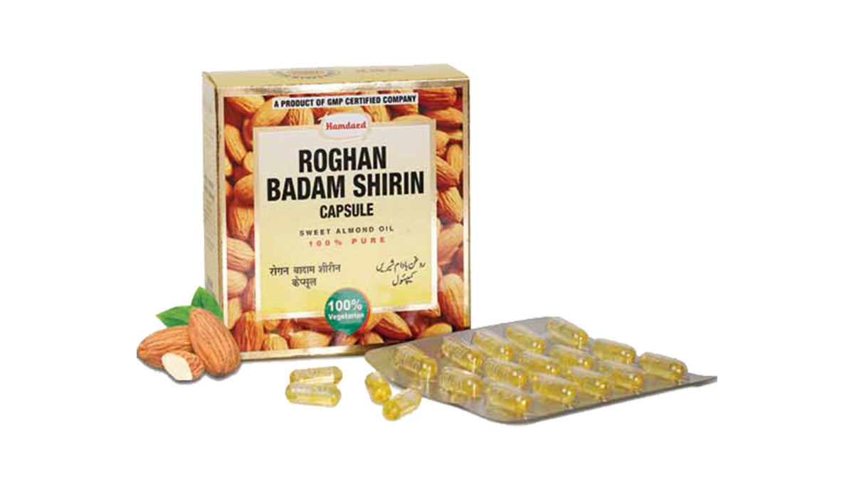 Hamdard Roghan Badam Shirin Capsules - DesiPick