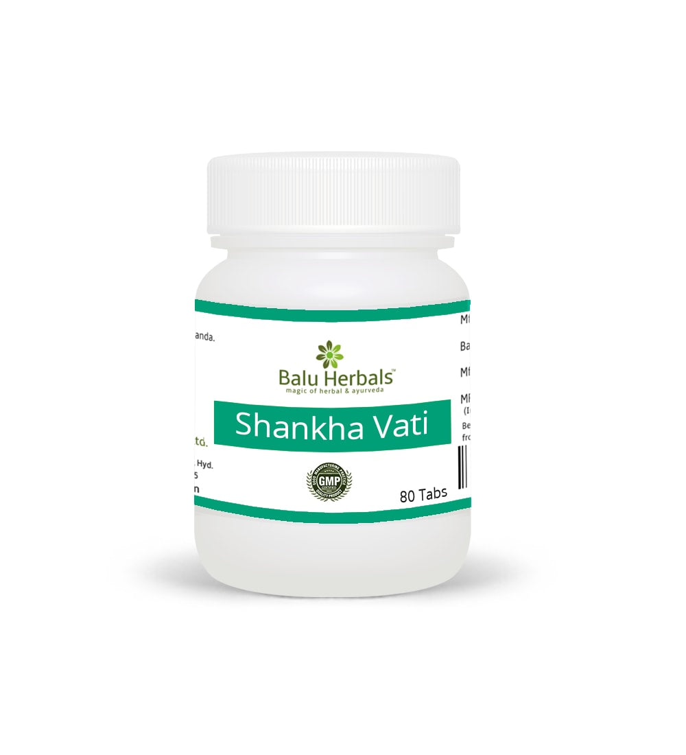 Balu Herbals Shanka Vati - 80 tabs - DesiPick